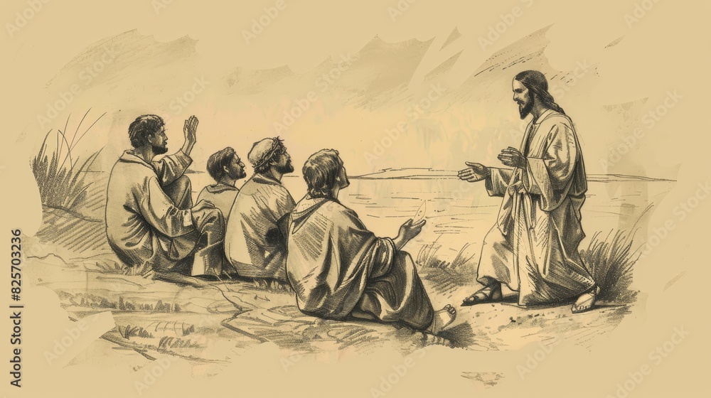 Devotion and Instruction: Jesus Teaching the Lord’s Prayer to His ...