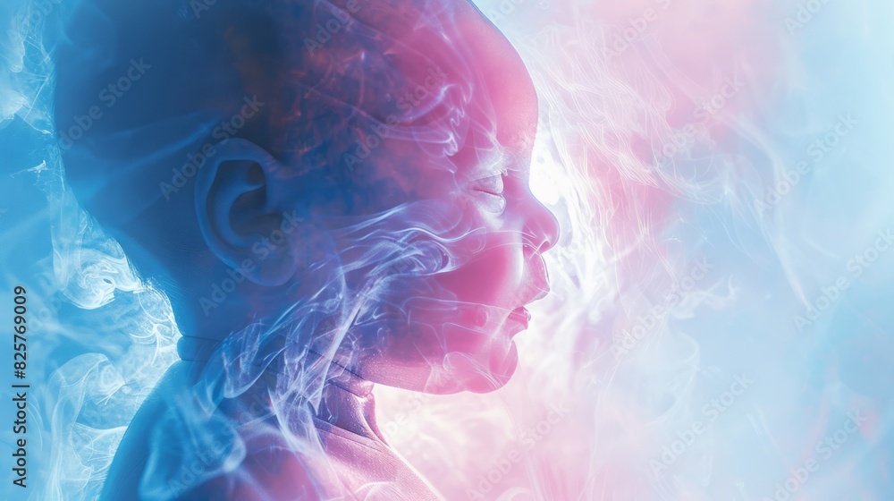 X-ray image of fetus in mother's womb Stock Illustration | Adobe Stock