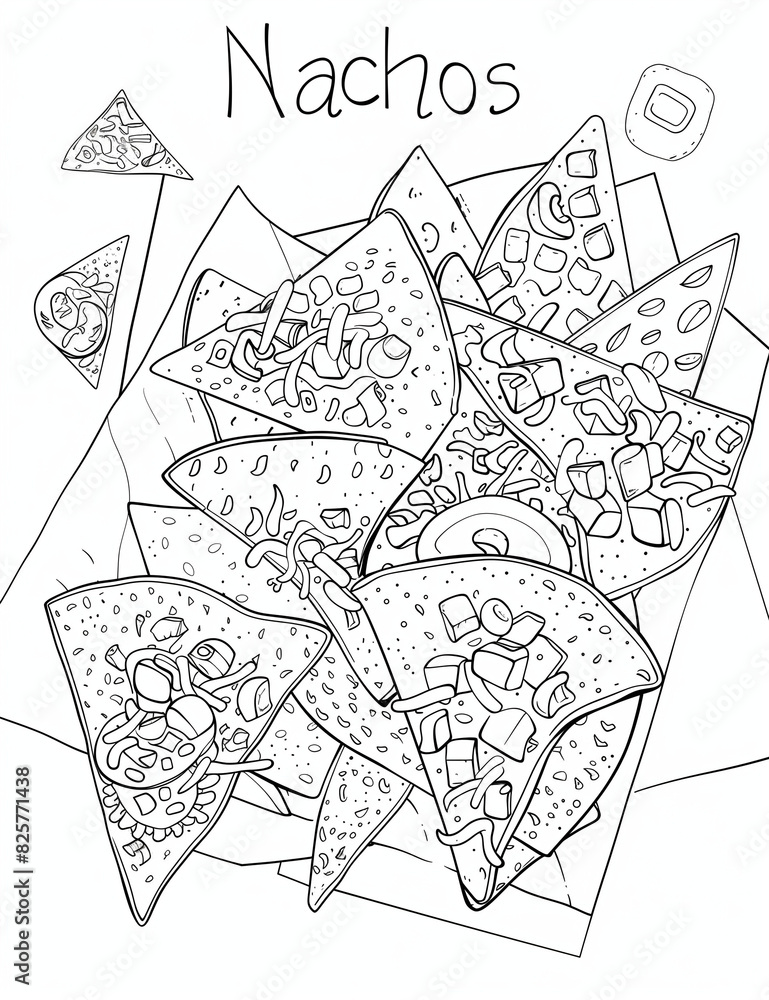 Nachos Creations: Fun Coloring Pages for All Ages - Easy Coloring Pages ...