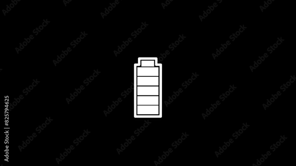 Battery fast charging animation, Glowing animated battery icon ...
