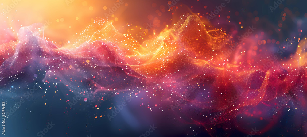 A dynamic capture of a creative brainstorming session, featuring ...