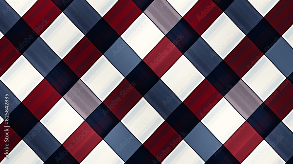 Argyle fabric pattern background featuring diamond shapes in navy ...