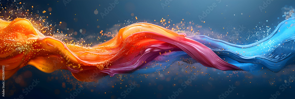 An engaging educational infographic with brush stroke banners, showing ...