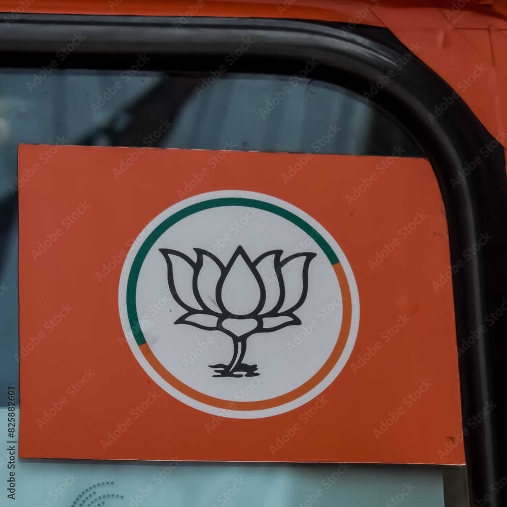 New Delhi, India - May 23 2024 - Bharatiya Janata Party Logo of Indian ...
