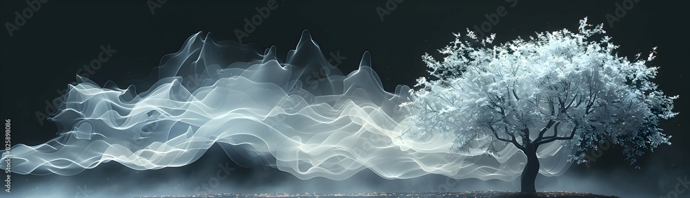 An intuitive tree diagram showcasing hierarchical structures, with ...