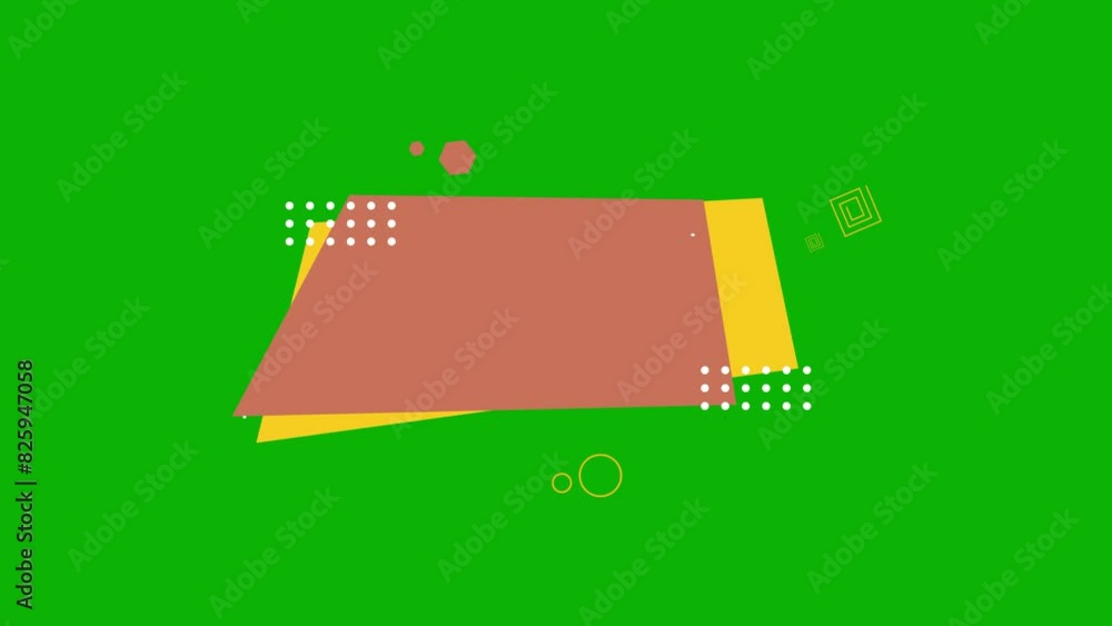 Colorful text boxes banner, abstract horizontal appearing badges ...