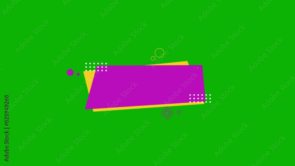 Colorful text boxes banner, abstract horizontal appearing badges ...