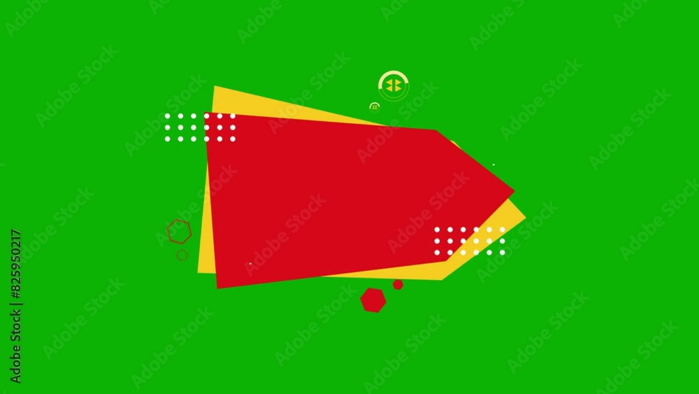 Colorful text boxes banner, abstract horizontal appearing badges ...