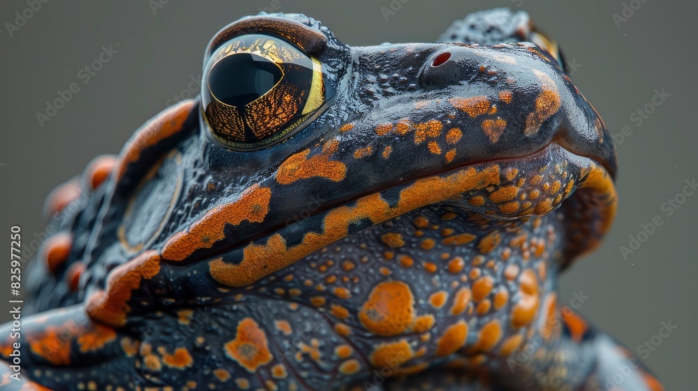 Foto de Macro Photography of a Rare Frog: Showcasing Bright, Vivid ...