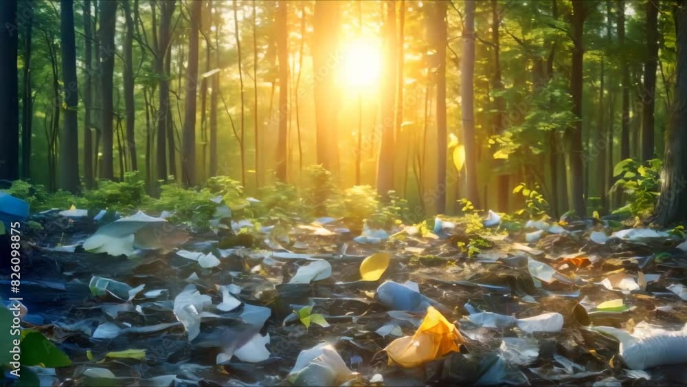 Recycling waste in forest to promote ecological sustainability and ...