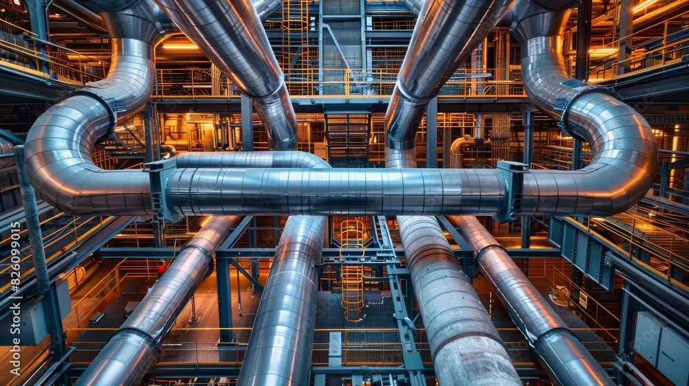 Engineering Architecture Mechanical System: A photo illustrating the ...