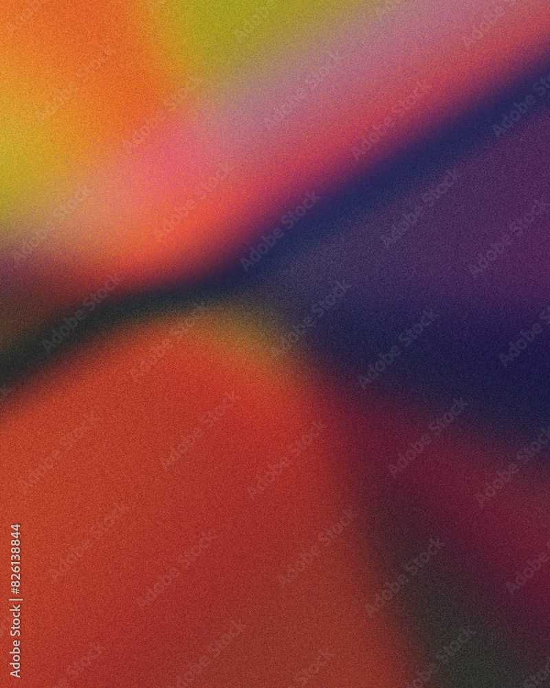 Moody vibrant, abstract gradient with a grainy texture background ...