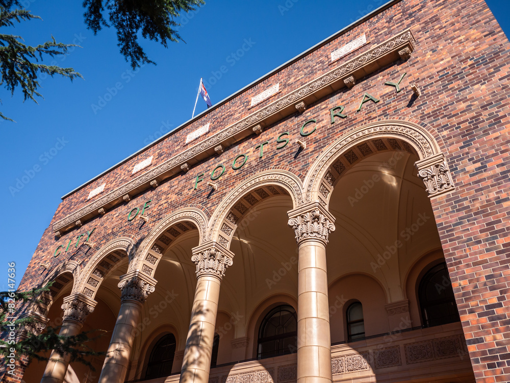 Footscray Town Hall. It's a civic building in Footscray, an inner ...