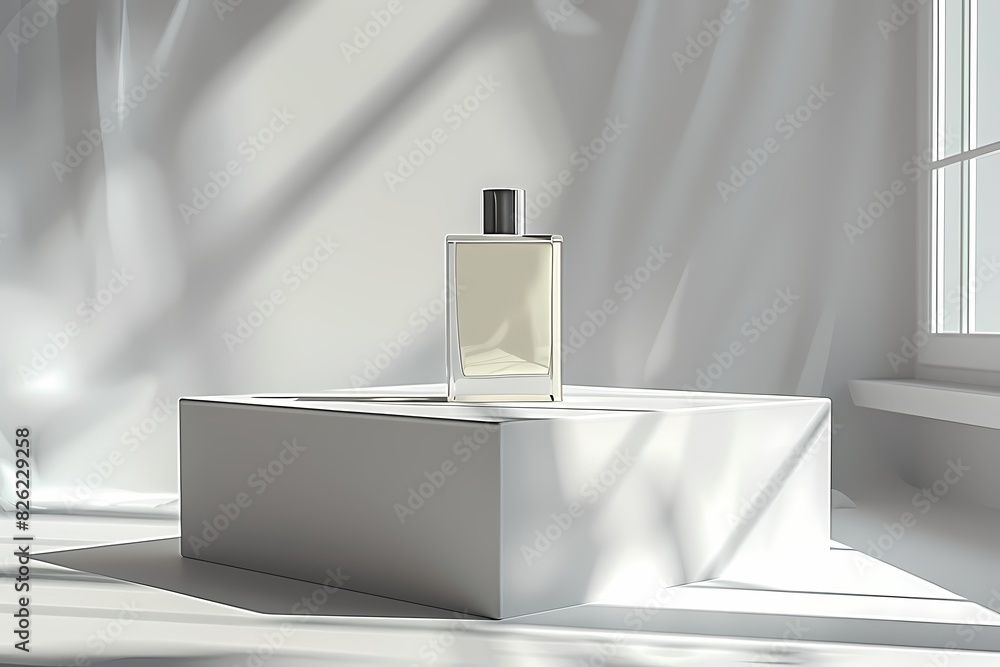 Mockup perfume product photography luxury minimal style background ...