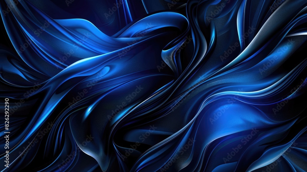 Blue and black abstract background design suitable for cards clothing ...