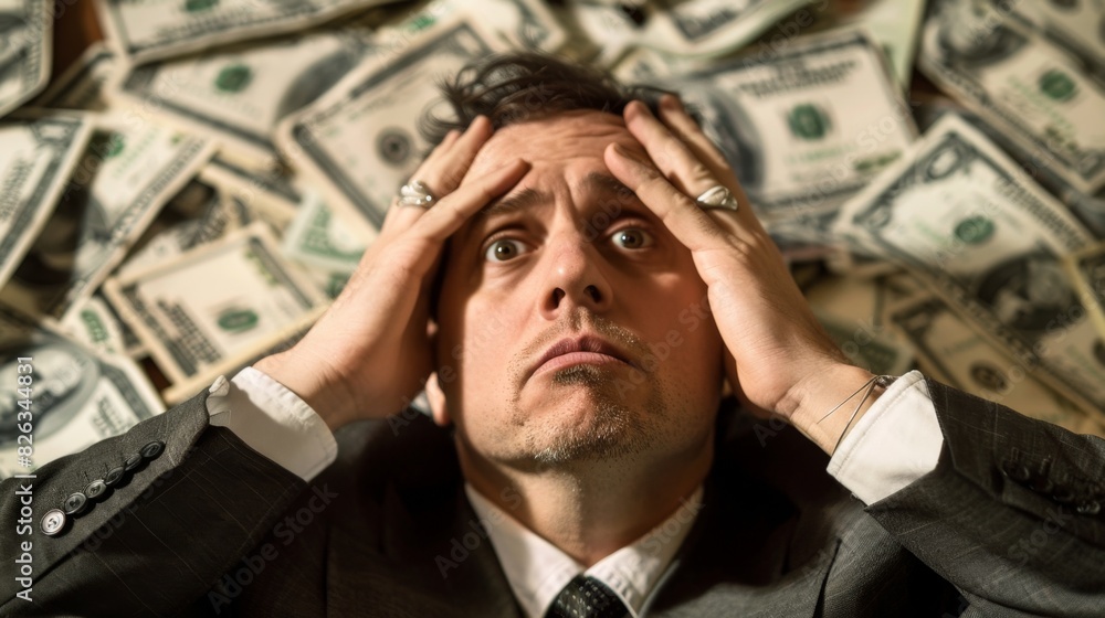 Bankrupt CEO Announcement: Abstract 4K HD Wallpaper with AI-generated ...