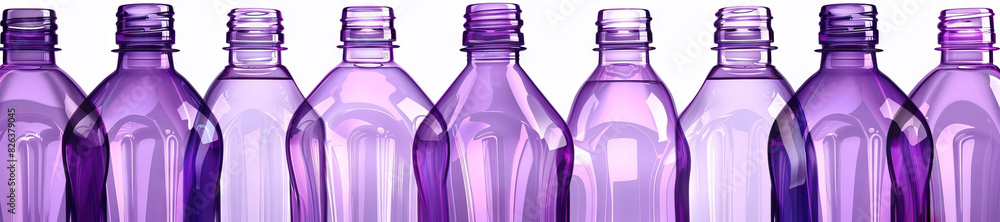 Purple Plastic Bottles: Less common but used for some personal care ...