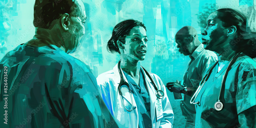 Cultural Competency (Turquoise): Signifies the importance of healthcare ...