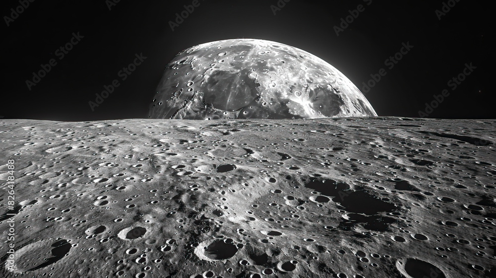 Modern clear, simple and detailed space background wallpaper, backdrop ...