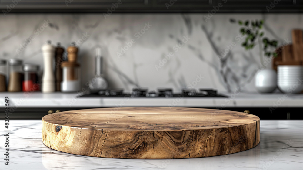 Kitchen podium background food product stand table pedestal display ...