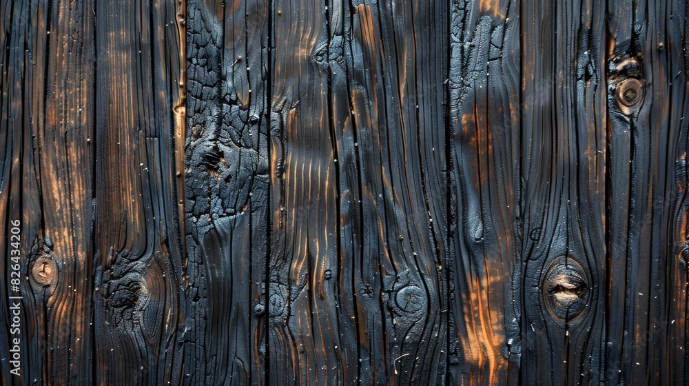 Charred wood texture with natural patterns Stock Illustration | Adobe Stock