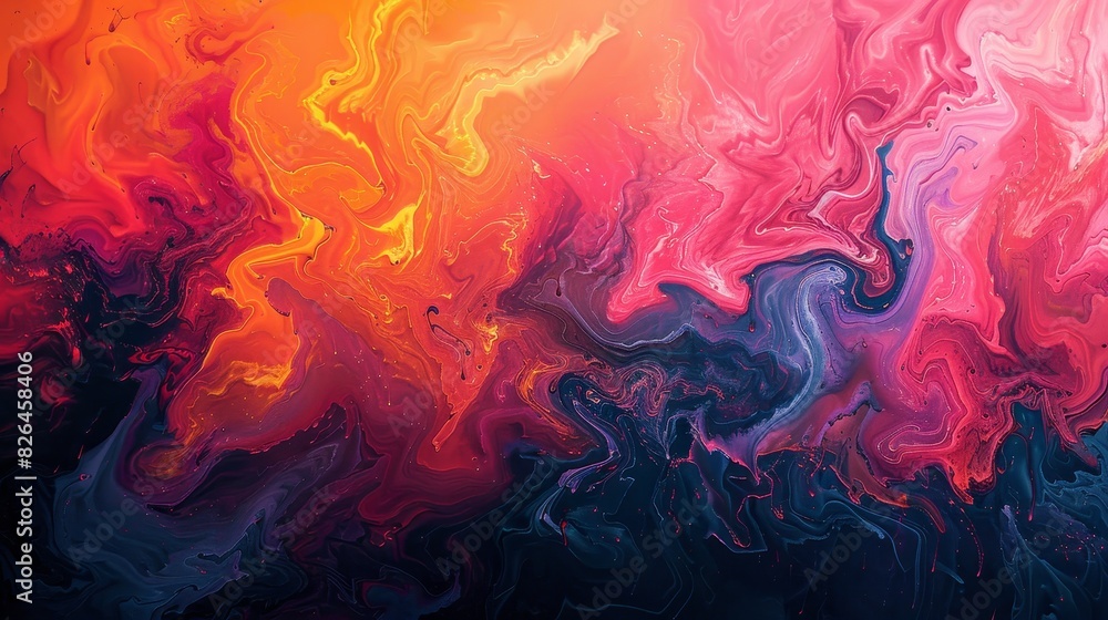 Gradient Art Expressionism: An illustration of expressionist art that ...