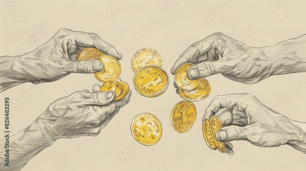 Parable of Talents with Servants Receiving Gold Coins, Investing ...