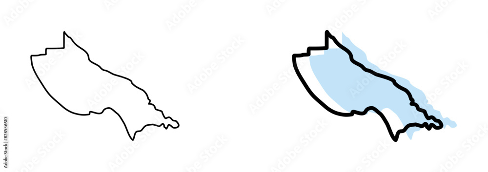 santa cruz county map, santa cruz county vector, santa cruz county ...