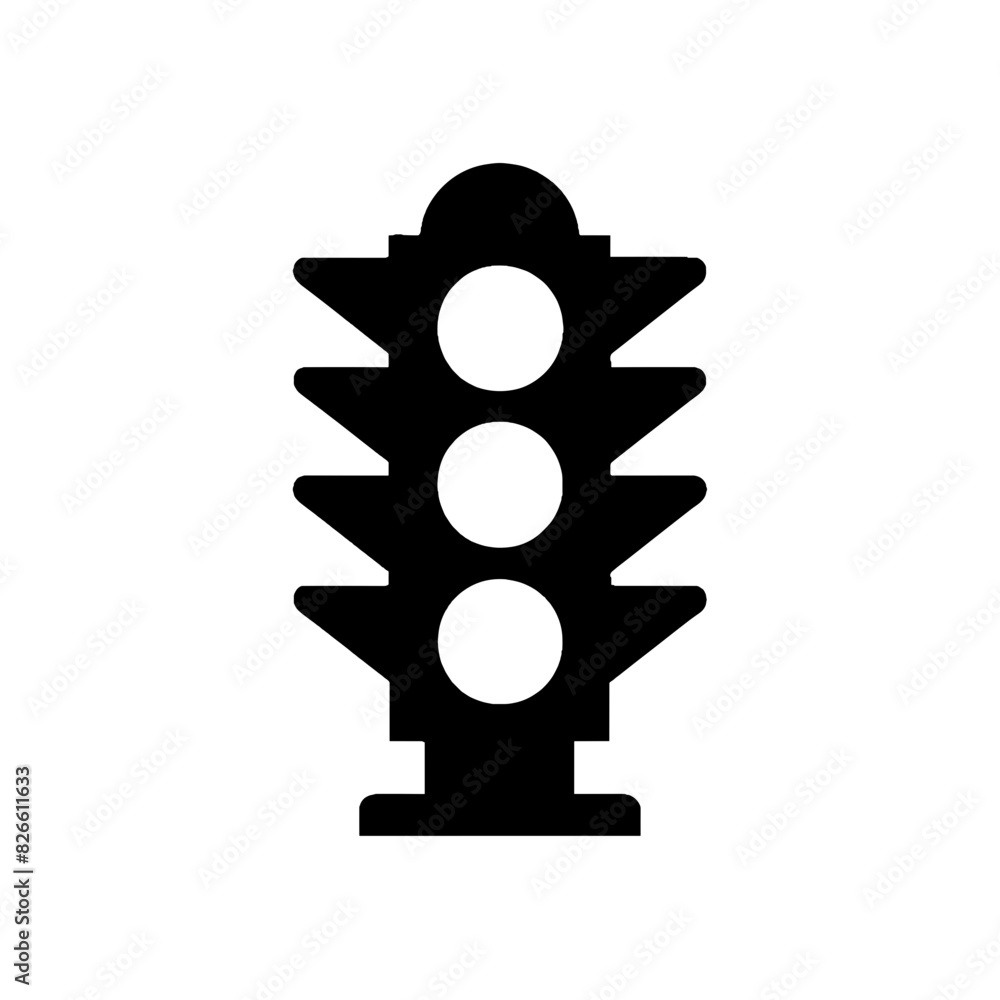 Traffic Light Symbol Vector Graphic with Transparent Background ...