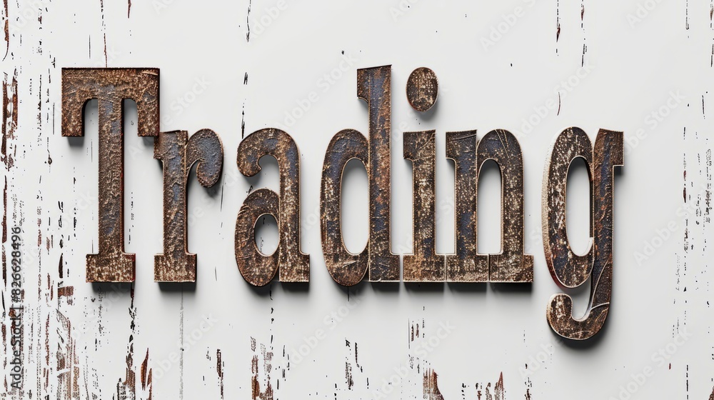 Stock Markets symbol created in Copperplate Calligraphy. Stock ...