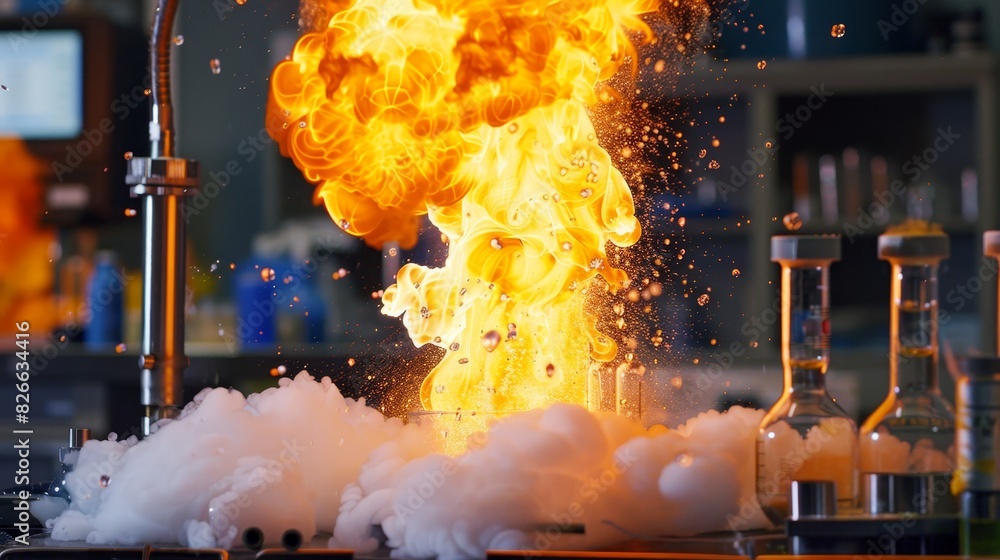 Laboratory Chaos: Sodium Explosion Shatters Safety Shield, Frantic ...