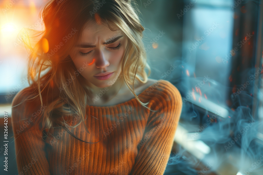 Capturing Pain: Women Enduring Illness - Raw Emotions of Menstrual Pain ...