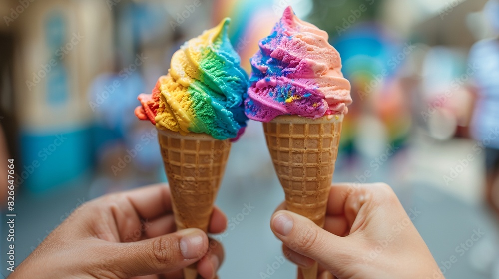 a bisexual couple Host an ice cream social with your partner. Make or ...