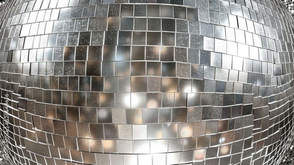 silver discoball background texture Stock Photo | Adobe Stock