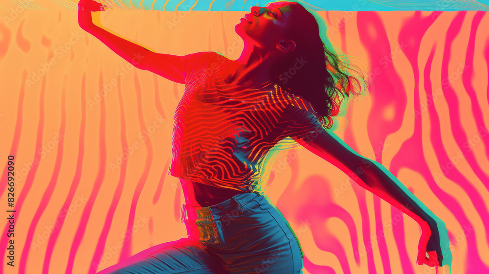 Excited woman - hyperpop and abject art and fine art - Album Covers ...