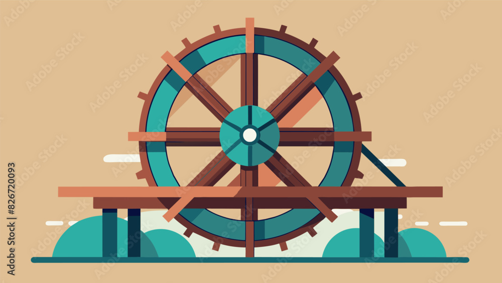 Despite its age the waterwheel continued to serve its purpose a ...