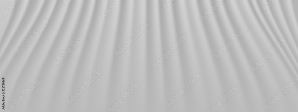 Sheer curtains on a transparent background. Chiffon, top view. Hanging ...