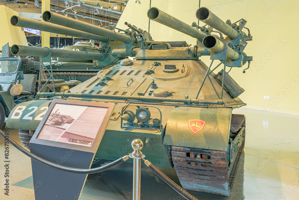 Royal Tank Museum, Amman, Jordan - May 4, 2024: American M50 Ontos, a ...