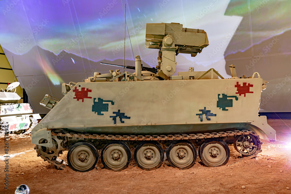 Royal Tank Museum, Amman, Jordan - May 4, 2024: American M901 ITV ...