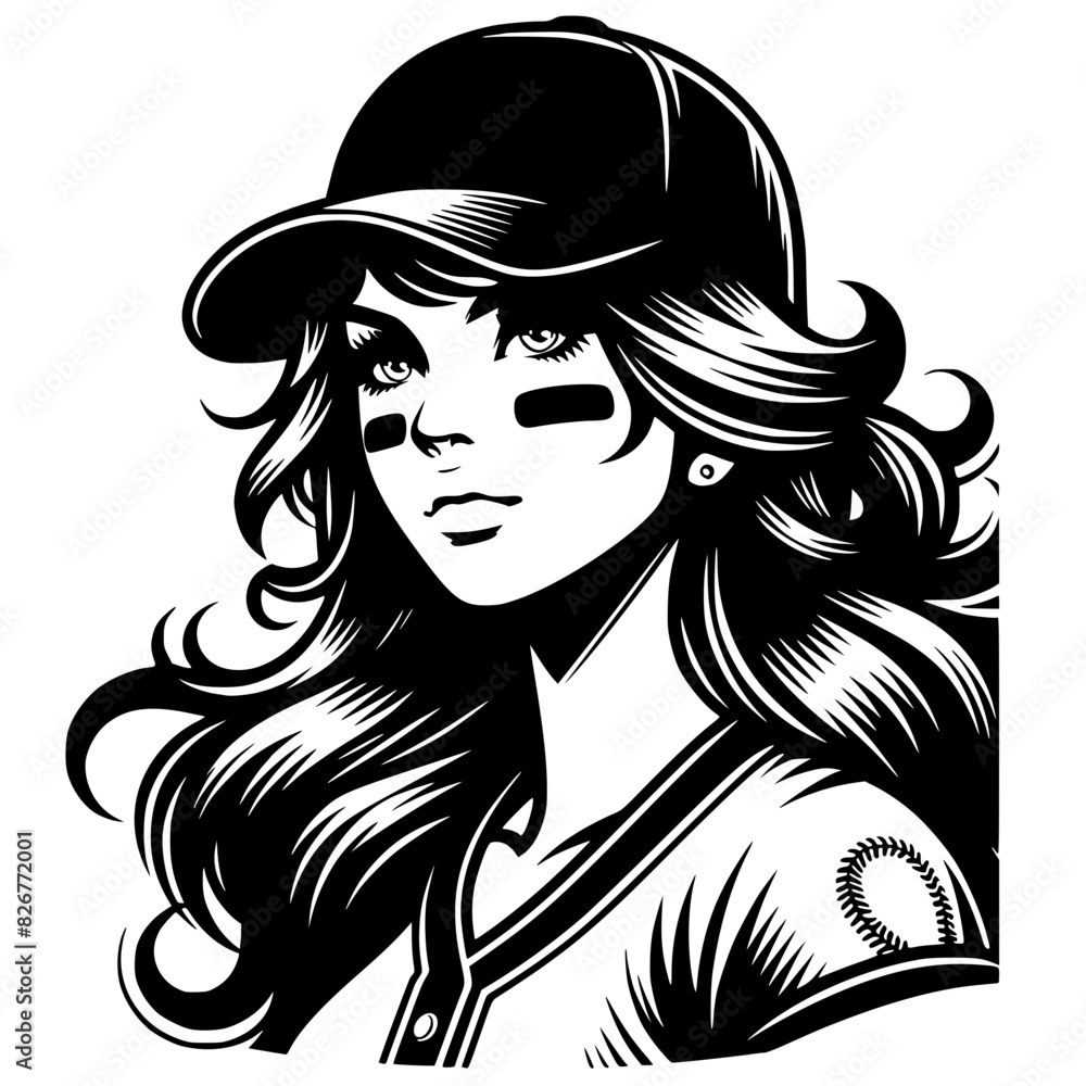 Baseball Girl SVG, Baseball Player SVG, Team SVG, Softball SVG ...