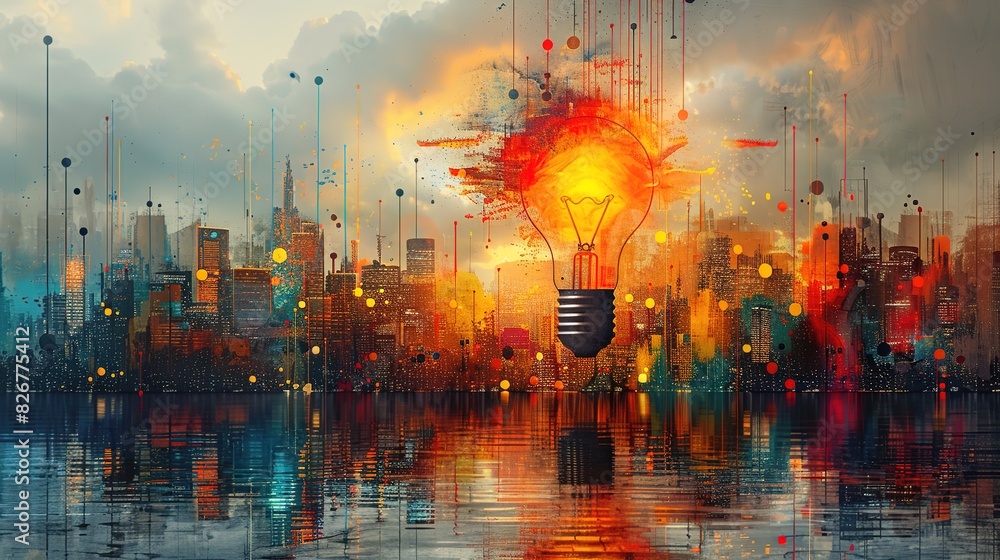 Design art concept abstract contemporary modern background business ...