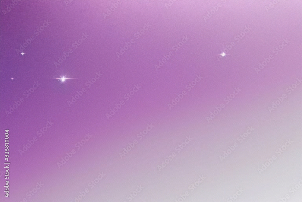 Gradient purple sky background. Pink night space with stars and ...