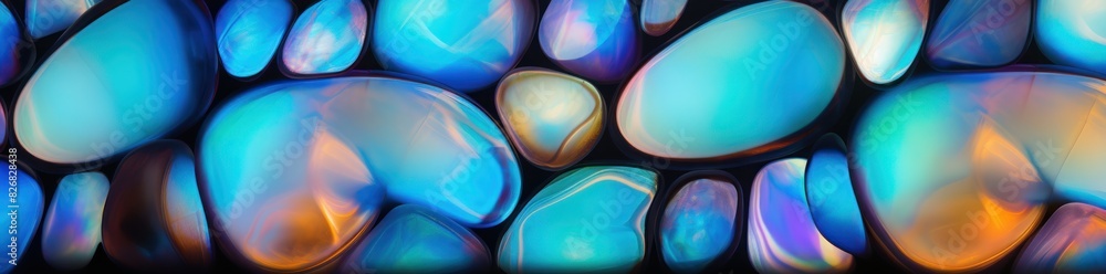 Opal texture background. Opal Gemstone. iridescent colorful opal stone ...