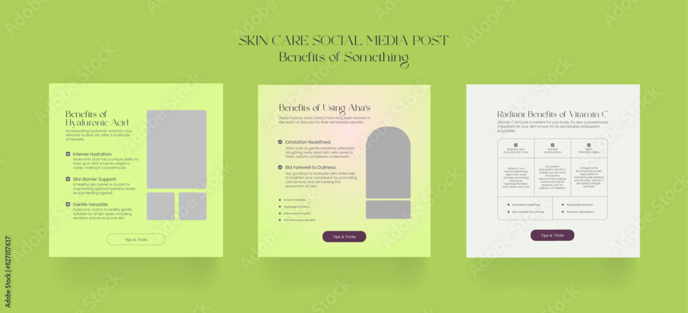 Benefits of Regular Skincare Treatments social media post. The Benefits ...