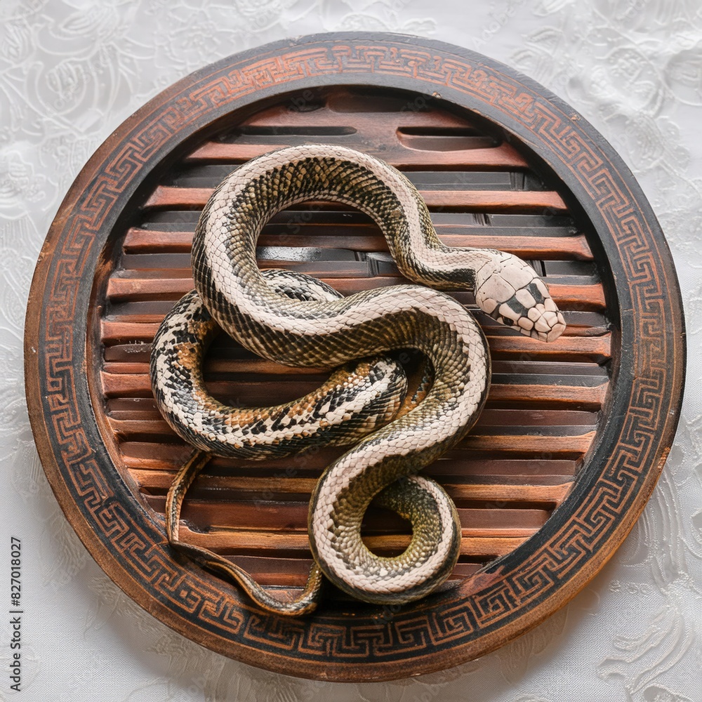 snake icon or snake logo. logo iconic snake chinese, circel logo snake ...