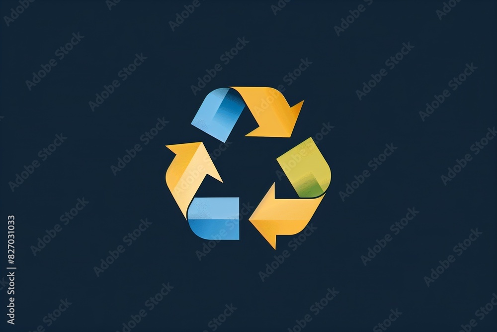 A simple illustration of a cycle arrow connecting the 4R principles ...