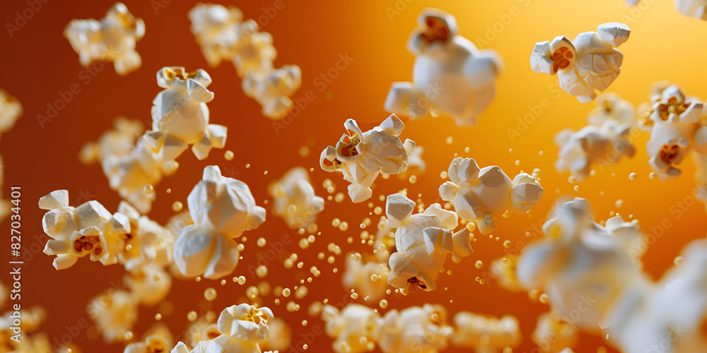 ภาพประกอบสต็อก Popcorn movie theater snack visual photo album full of ...