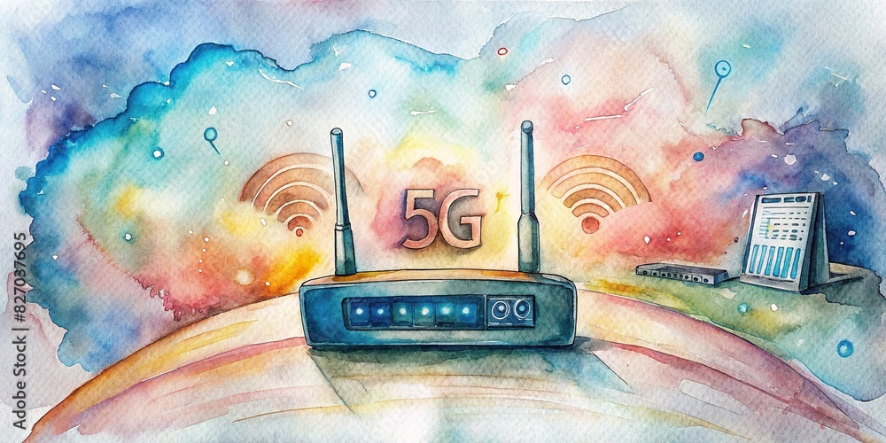 High speed 5G next generation router for secure home networks and ...