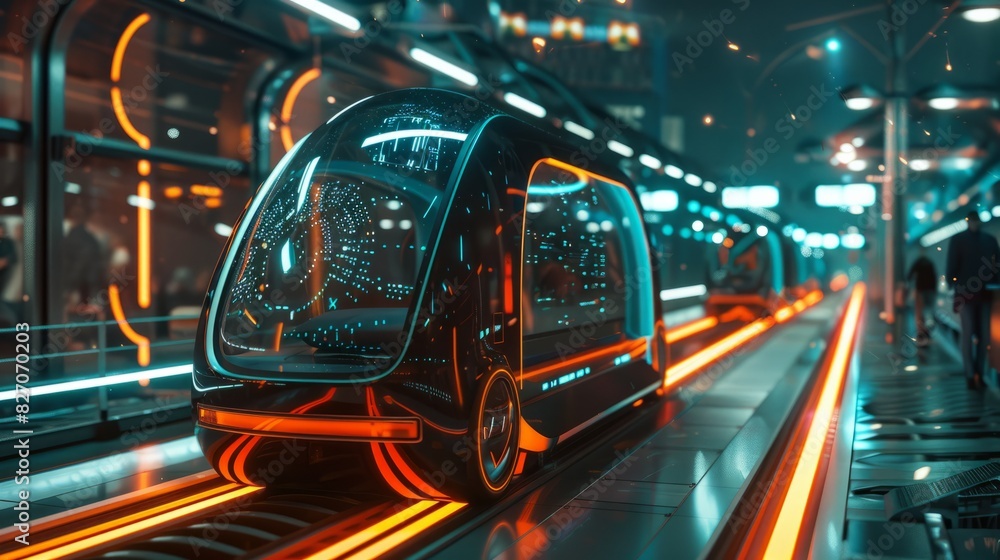 Transportation and technology concept. ITS (Intelligent Transport ...