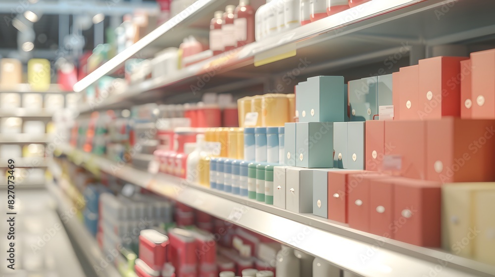 detailed mockup of various packaging forms including shelves for ...